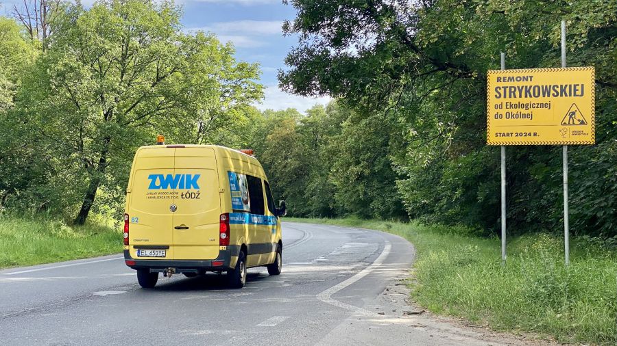 Jutro rusza remont Strykowskiej. To kolejna po ul. Brzezińskiej remontowana droga dojazdowa do ...