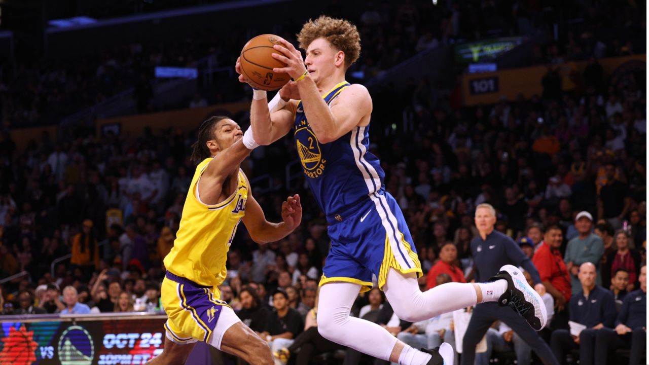 Brandin Podziemski zdobył 10 punktów w meczu Golden State Warriors vs ...