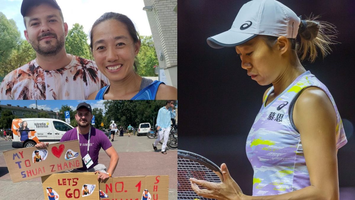 Warsaw Open: Zhang Shuai i jej fan spod Poznania podbijają Chiny [WIDEO] | TVP SPORT