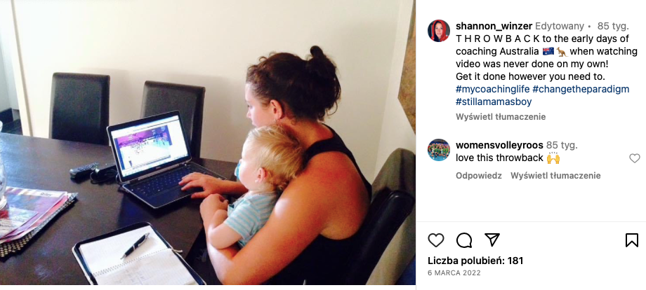 W poniedziałek urodziła dziecko, w piątek prowadziła trening. Shannon ...