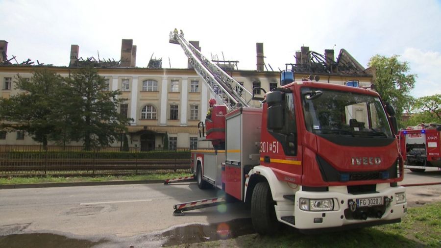 Dwie osoby z zarzutami za kwietniowy pożar AJP w Gorzowie
