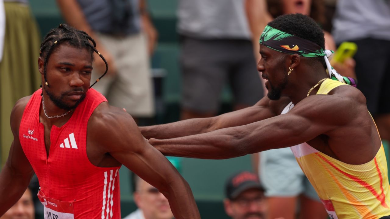 Amerykanin Noah Lyles z najlepszym w tym roku wynikiem na świecie w ...