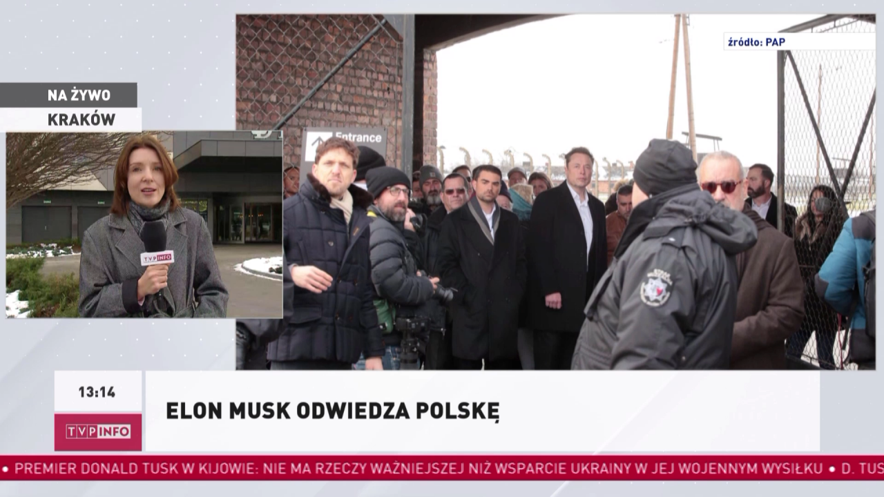 Elon Musk odwiedził muzeum Auschwitz-Birkenau | TVP INFO Elon Musk odwiedził muzeum Auschwitz-Birkenau | TVP INFO