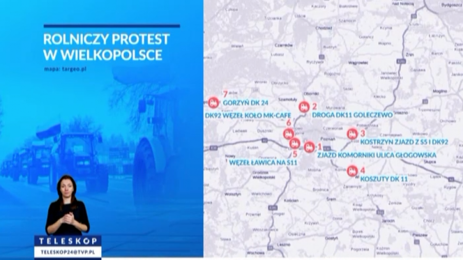 Wielki protest rolników. Znamy szczegóły [MAPA, AKTUALIZACJA]
