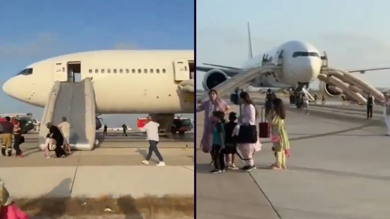 Turcja: Pasażerowie samolotu Boeing 777-300ER ewakuowani po lądowaniu. Załoga zauważyła pożar ...