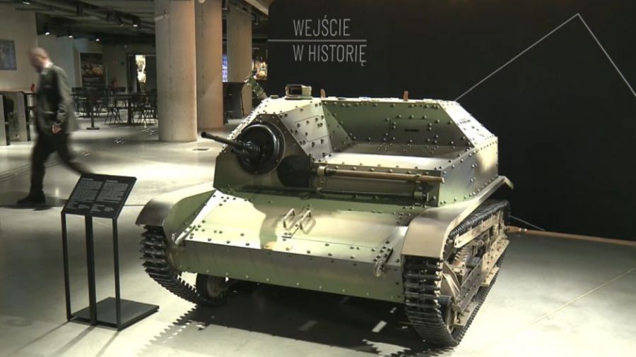 Tankietka TKS w Muzeum II Wojny Światowej