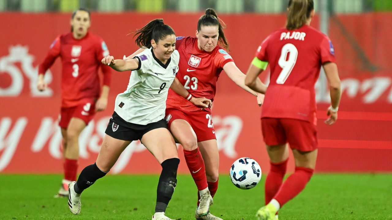 Polska – Austria. Baraż w eliminacjach ME 2025 kobiet [SKRÓT] | TVP SPORT