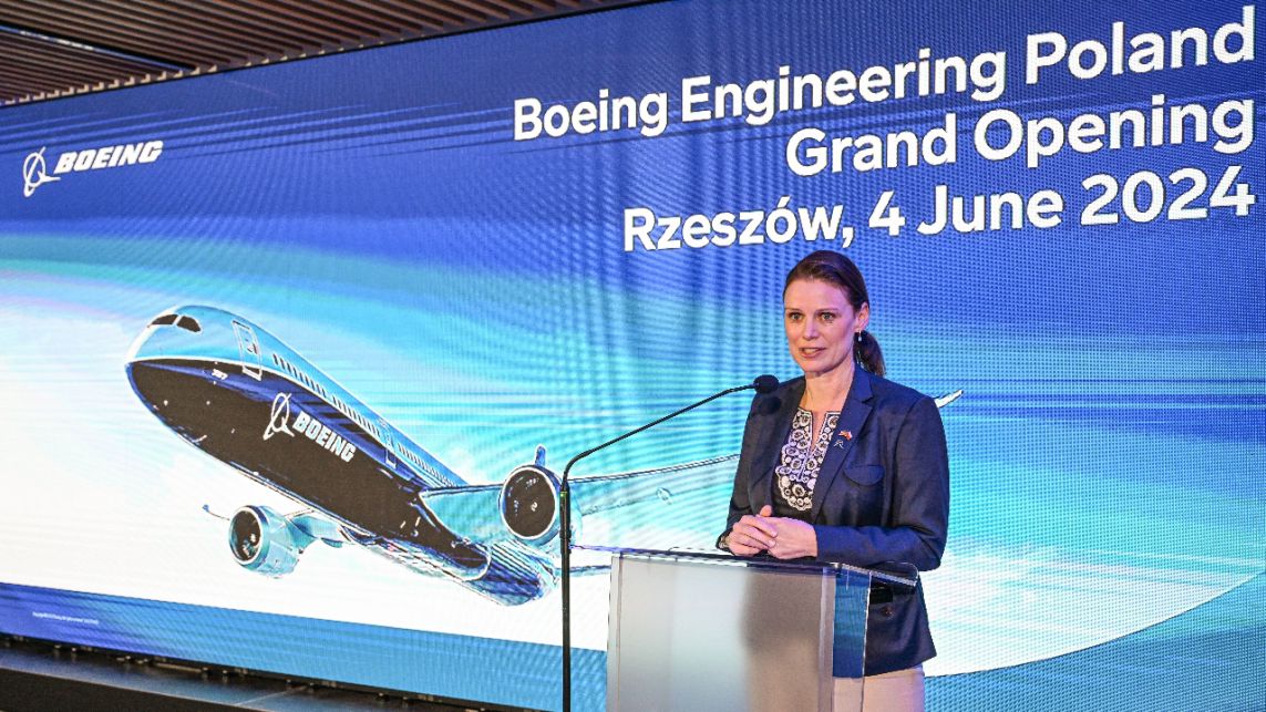 Boeing opens engineering center in southeastern Poland