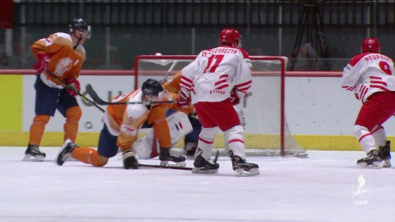 hokej na lodzie mistrzostwa świata dywizji 1b Holandia Polska mecz wideo | TVP SPORT