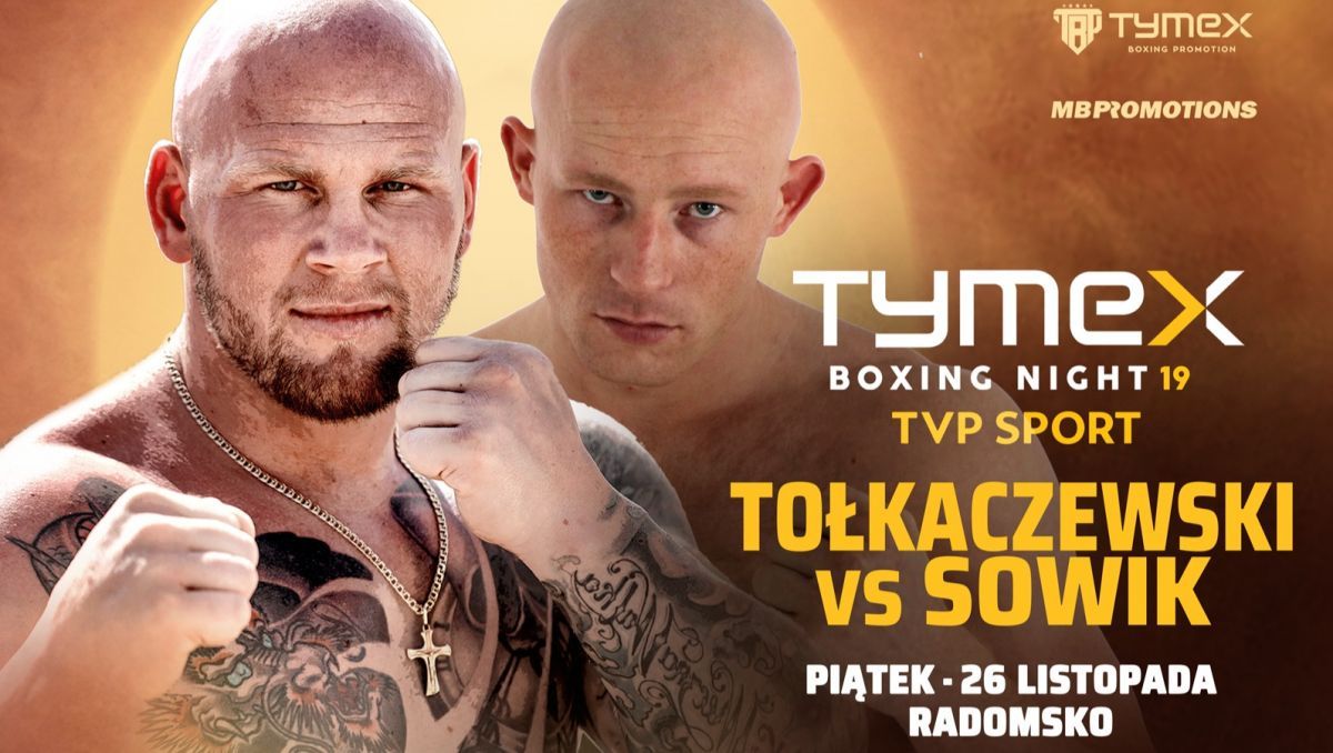 Tymex Boxing Night 19. Patryk "Gleba" Tołkaczewski powalczy z Pawłem ...