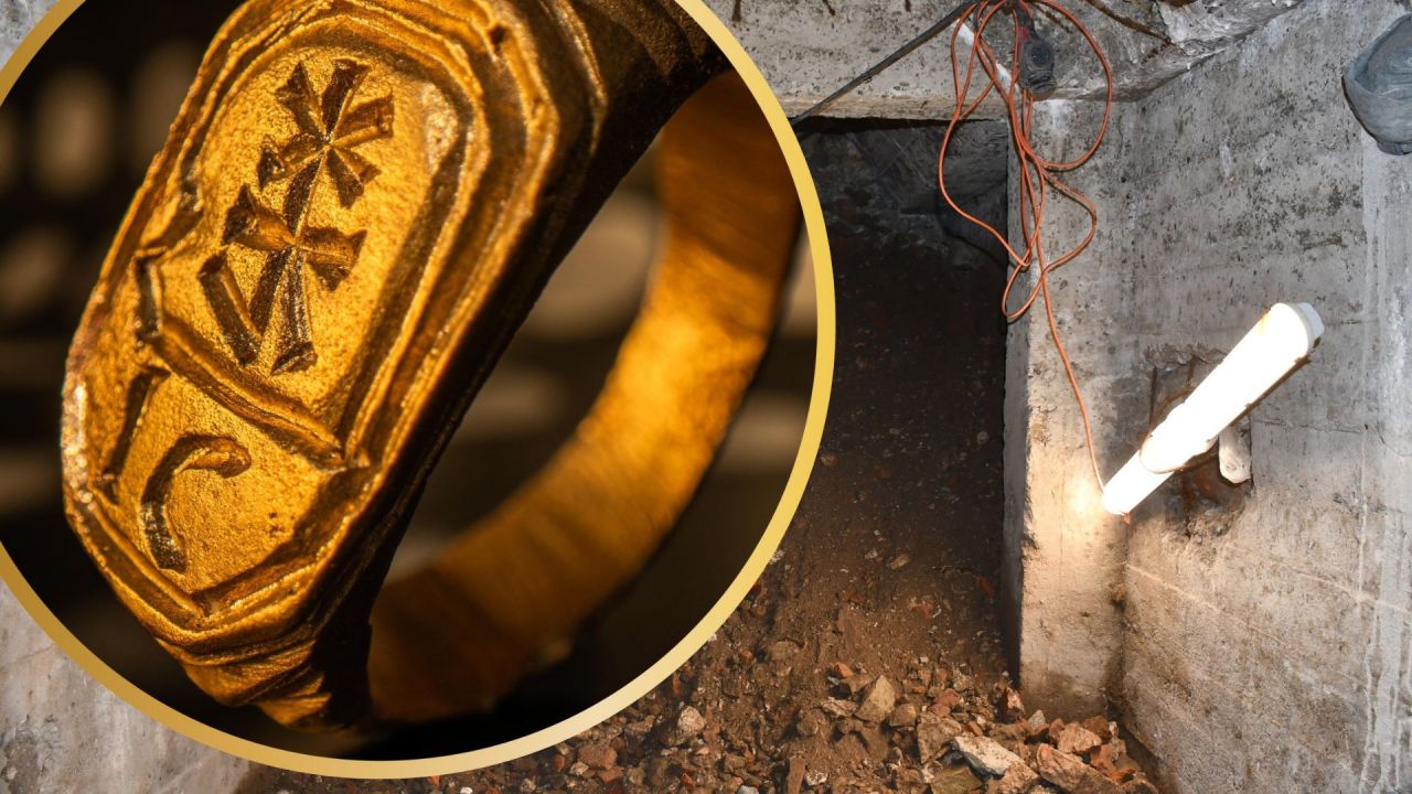 Archaeologists unearth ‘mysterious’ 500-year-old ring at Polish castle