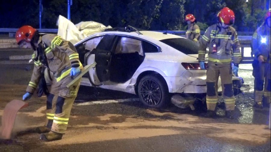 Śmiertelny wypadek na Trasie Łazienkowskiej