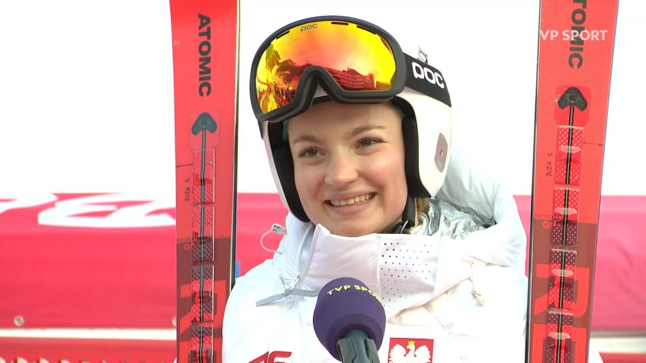 Pekin 2022, narciarstwo alpejskie, slalom gigant. Zuzanna Czapska ...