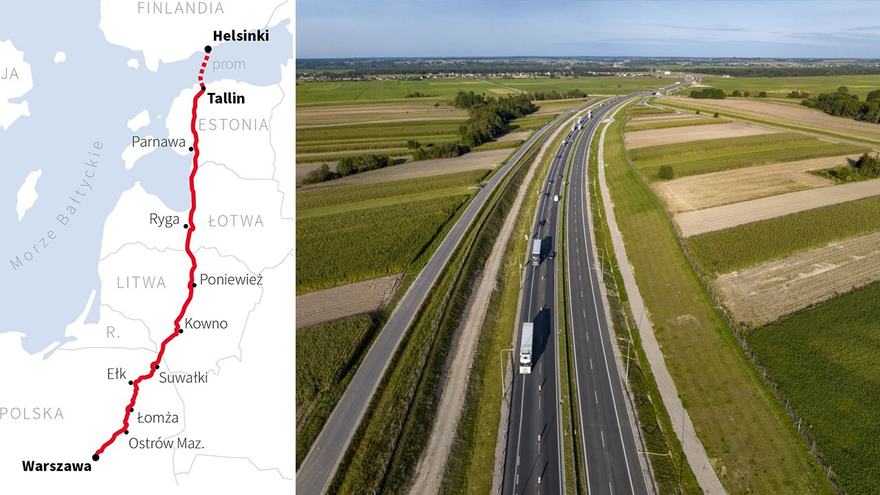 Via Baltica. Cała trasa na polskim odcinku już przejezdna. Otwarcie ...