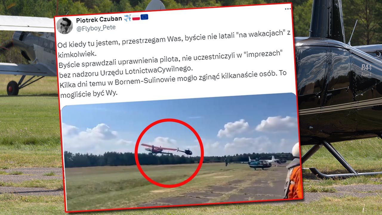 O krok od tragedii podczas pokazów lotniczych | TVP INFO