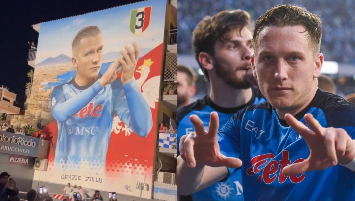 Serie A. Piotr Zieliński doczekał się swojego muralu w Neapolu | TVP SPORT Serie A. Piotr Zieliński doczekał się swojego muralu w Neapolu | TVP SPORT