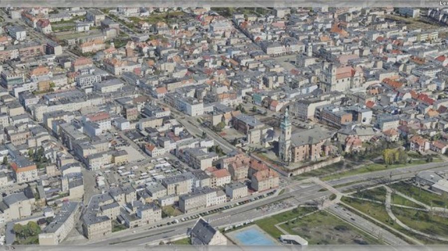 Mapa Leszna w technologii 3D (fot. leszno.pl)