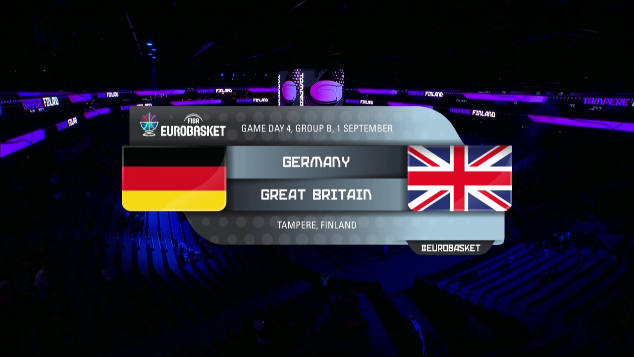 Niemcy – Wielka Brytania. Koszykówka, mistrzostwa Europy – grupa B ...